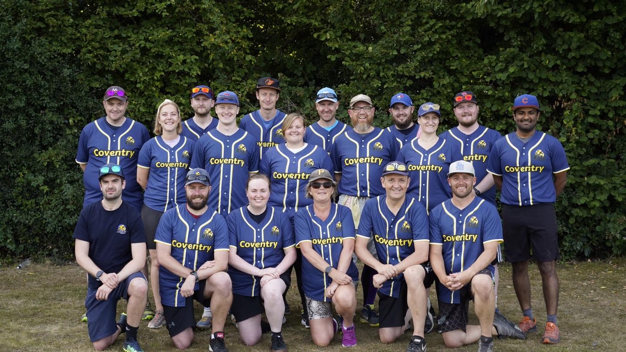 Equipment to support the launch of the Coventry Softball League ...