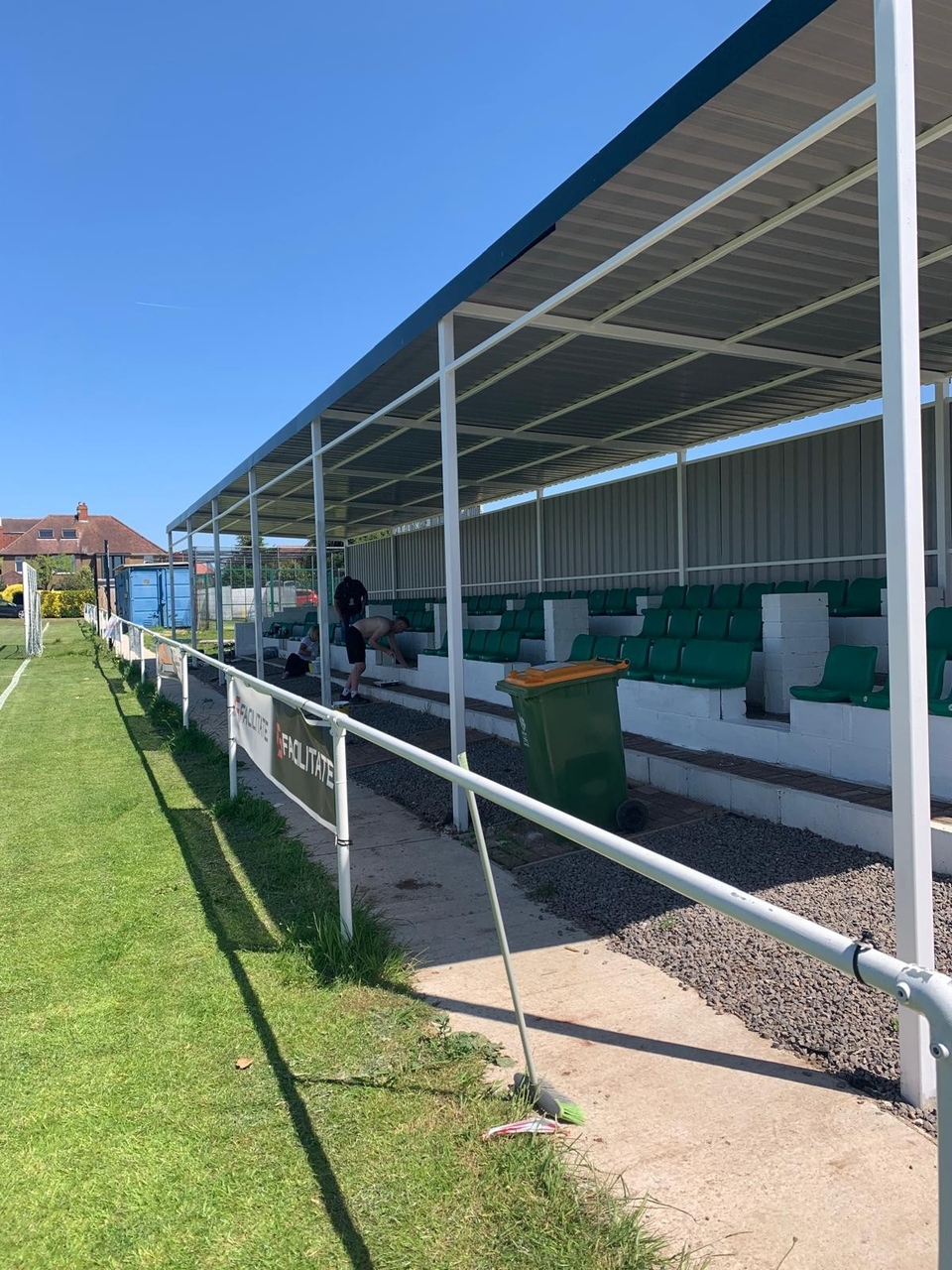 Rogerstone AFC Grandstand Roof | ActionFunder