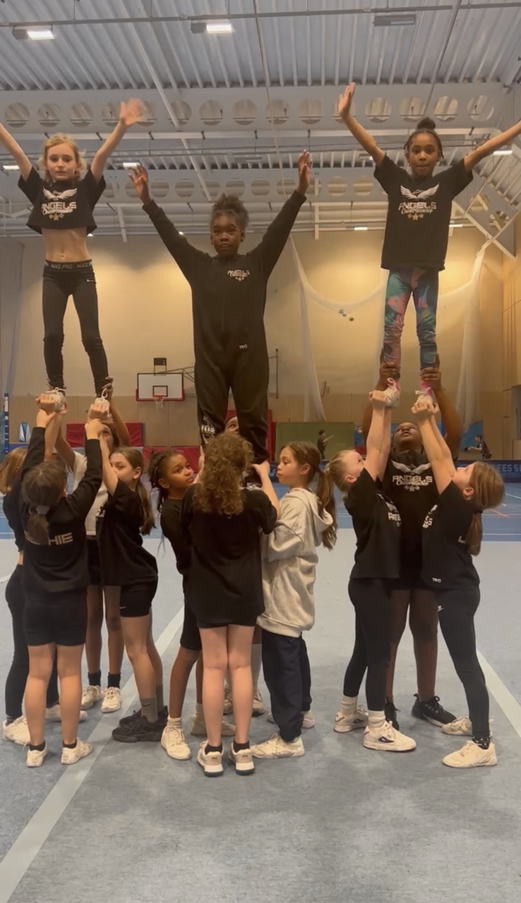 Cheerleading Training and Development with The Angels | ActionFunder