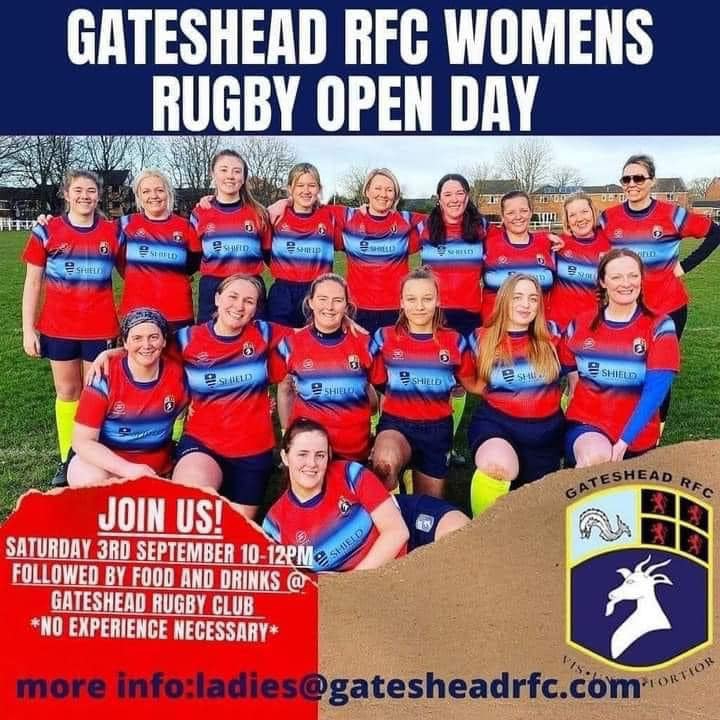 Gateshead RFC Ladies - Give rugby a try! | ActionFunder