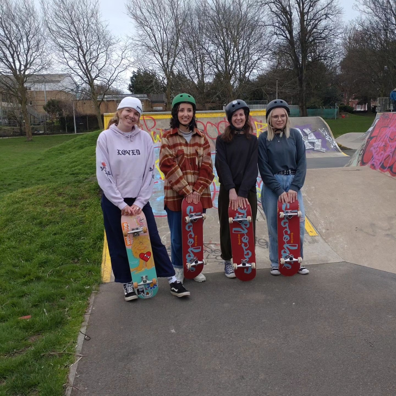 Female, trans and non binary skateboard community group | ActionFunder