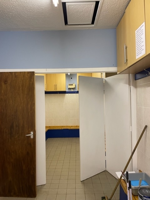 changing rooms and showers | ActionFunder