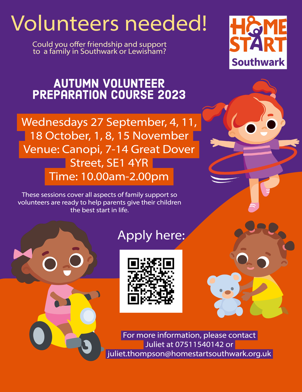 Training volunteers in Borough to support local families in need ...